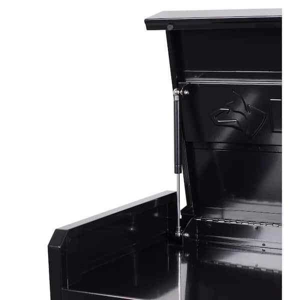 Husky Tool Storage 26 in. W x 16 in. D 5-Drawer Gloss Black Top Tool ...