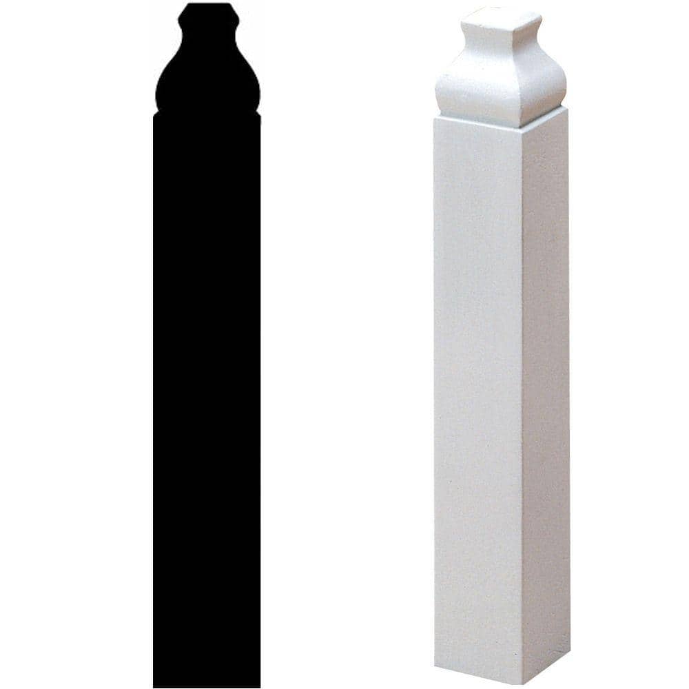 HOUSE OF FARA 1-1/4 in. x 1-1/4 in. x 8 in. MDF Outside Corner Block ...