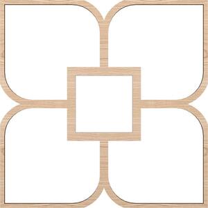 Ekena Millwork Large Cameron Fretwork 3/8 in. x 6 ft. x 6 ft. Brown ...