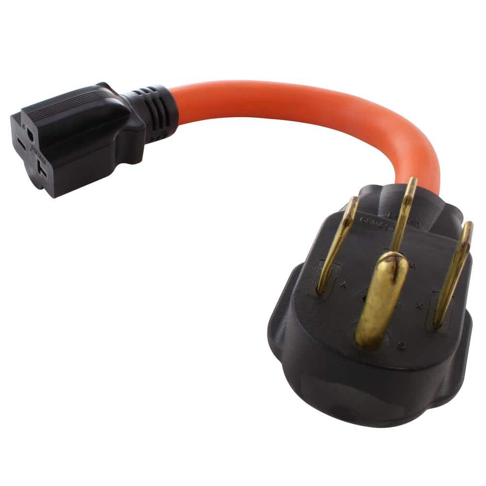 AC WORKS 10/3 STW 1 ft. 14-50P 50 Amp RV/Range/Generator Plug to 6-15 ... AC WORKS 10/3 STW 1 ft. 14-50P 50 Amp RV/Range/Generator Plug to 6-15 ...