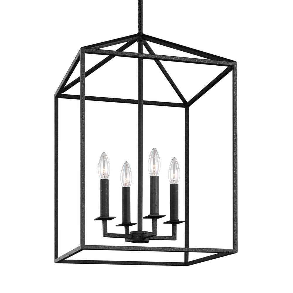 Generation Lighting Perryton Small 12.25 in. 4-Light Textured ...