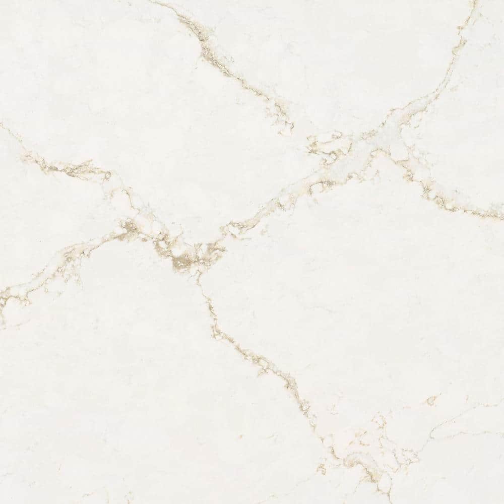Silestone Quartz Countertop Sample in Blanc Elysee SS-Q0890 - The Home ...