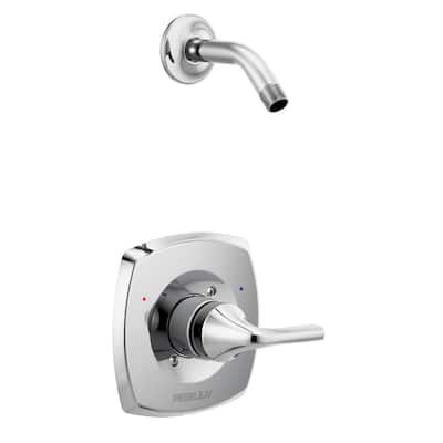 Peerless Parkwood 1-Handle Wall-Mount Tub and Shower Faucet Trim Kit in ...