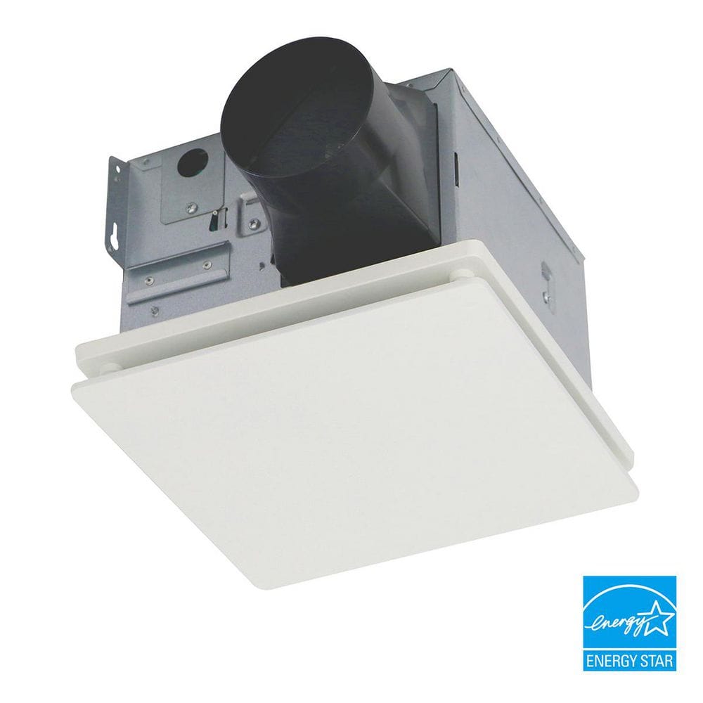 GOOD HOUSEKEEPING Powerflow Pro Series 110 CFM 1.1 Sones Bathroom Ventilation Exhaust Fan 84006 ...