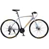 24 Speed Outdoor Hybrid Bike Disc Brake 700C Road Bike for Adult Road ...