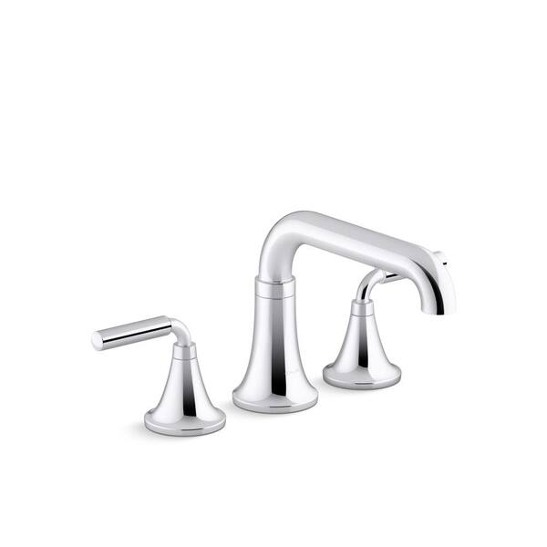 KOHLER Tone 2-Handle Tub Faucet Trim Kit in Polished Chrome T27417-4-CP ...
