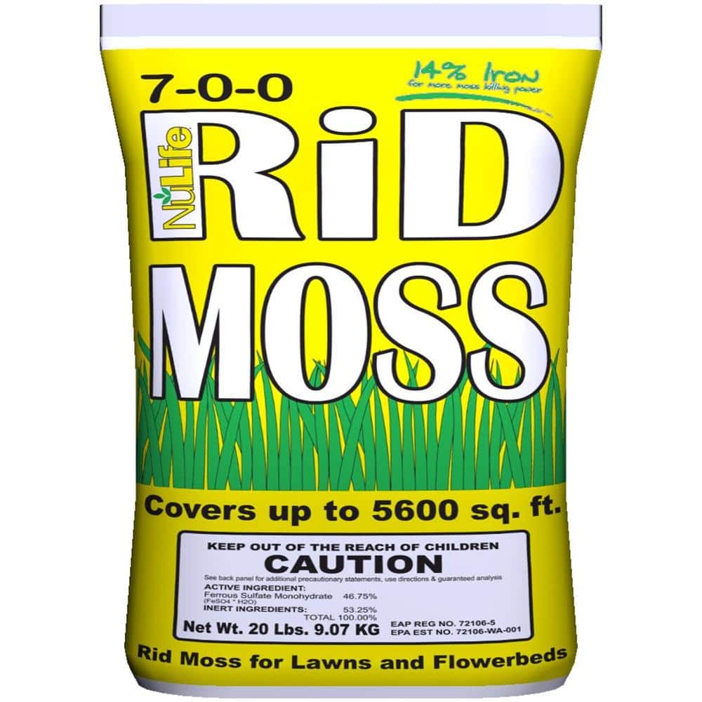 NuLife Rid Moss 20 lb. Ready-to-Use Moss Control Granules WNL03027 ...