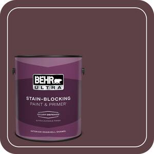 BEHR ULTRA 1 qt. #MQ1-49 Raspberry Truffle Semi-Gloss Enamel Exterior ...