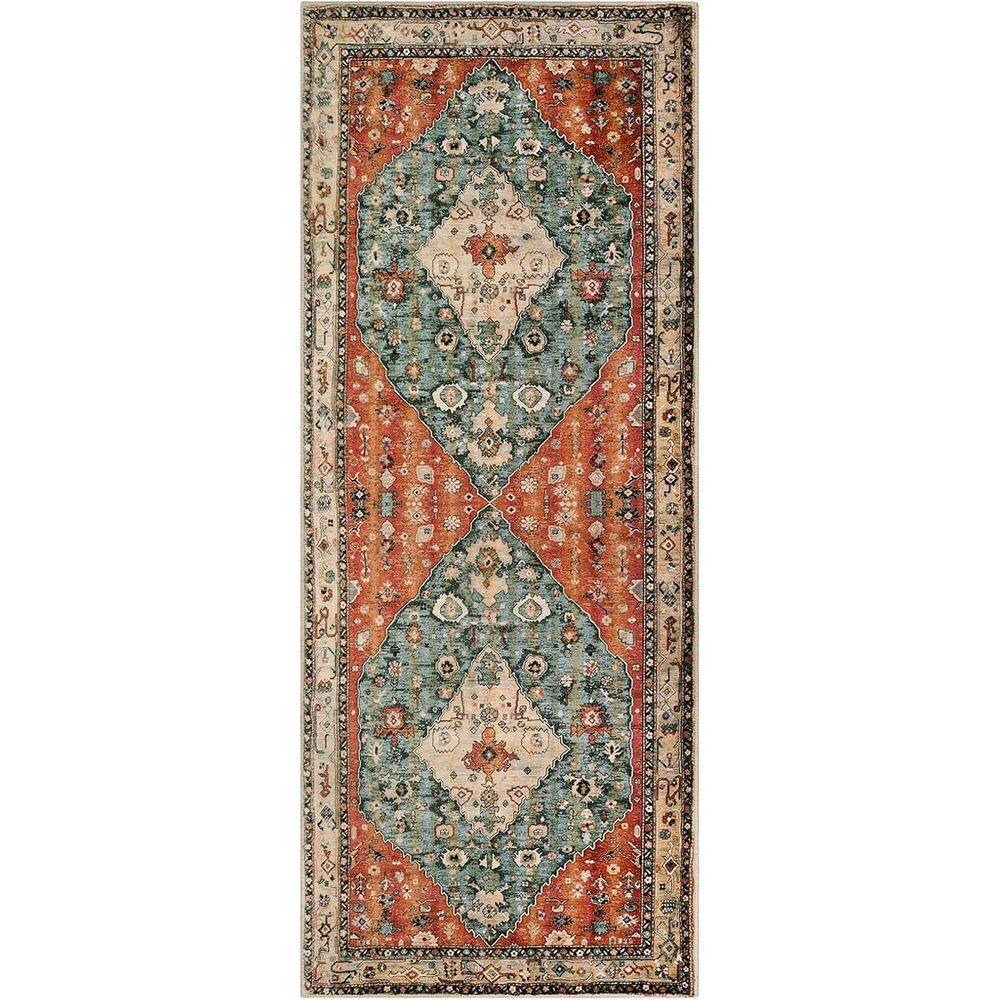Boho Tribal 2 X 5 Multi-Colored Kitchen Runner Rugs Non Skid Washable ...