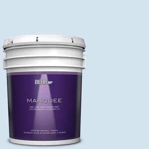 BEHR MARQUEE 1 gal. #570C-2 Mystic Harbor Satin Enamel Exterior Paint ...