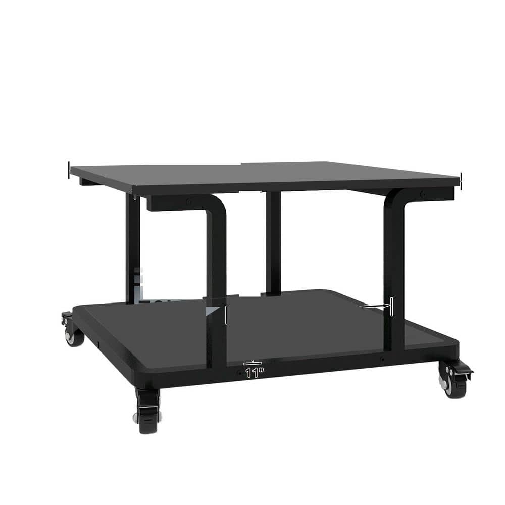 Ahfiwaso 2-Tier Large 24x20 Inch Heavy Duty Printer Stand Table with ...