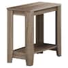 Monarch Specialties Dark Taupe End Table I 3115 - The Home Depot