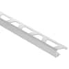 Schluter Jolly-P Classic Grey 3/8 in. x 8 ft. 2-1/2 in. PVC L-Angle ...