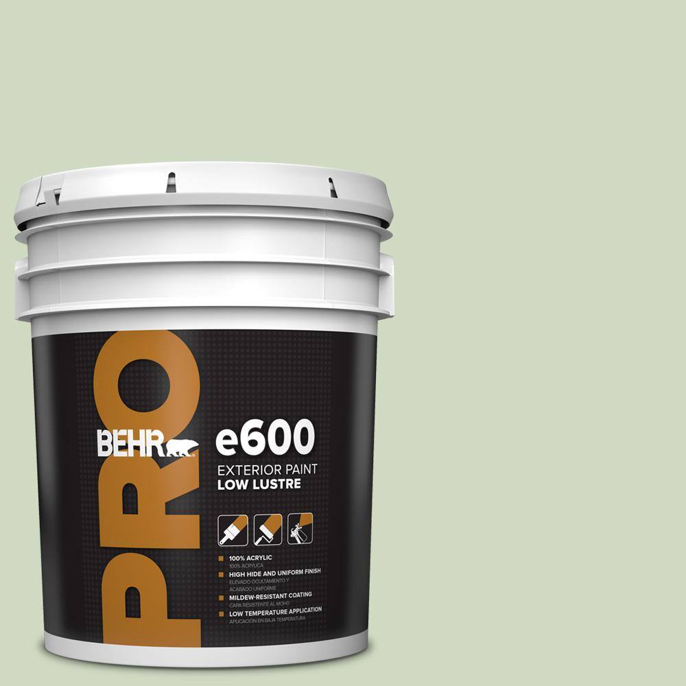BEHR PRO 5 gal. #M380-2 Glade Green Low Luster Exterior Paint PR62005 ...