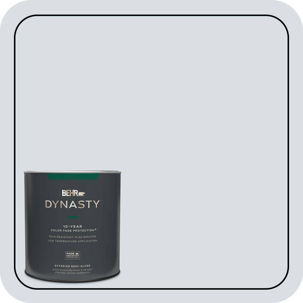BEHR DYNASTY 1 qt. #MQ3-26 Mainsail Semi-Gloss Exterior Stain-Blocking ...