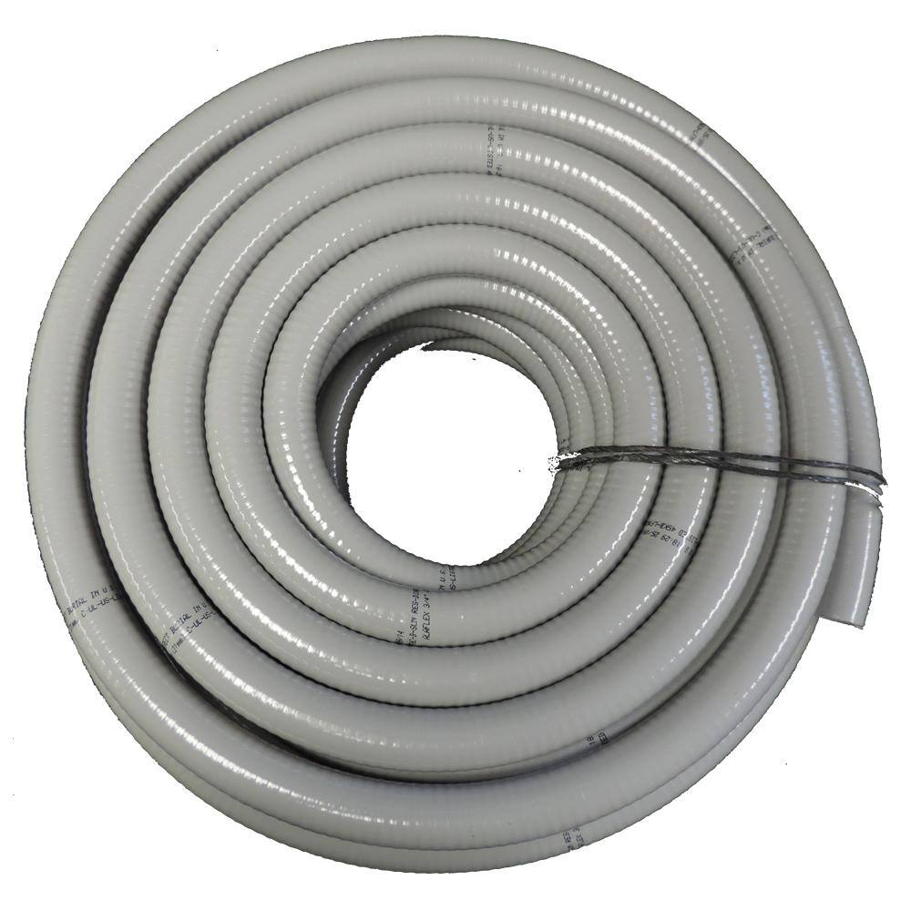HYDROMAXX 1 in. Dia x 100 ft. Flexible PVC Non-Metallic UL Liquid Tight ...