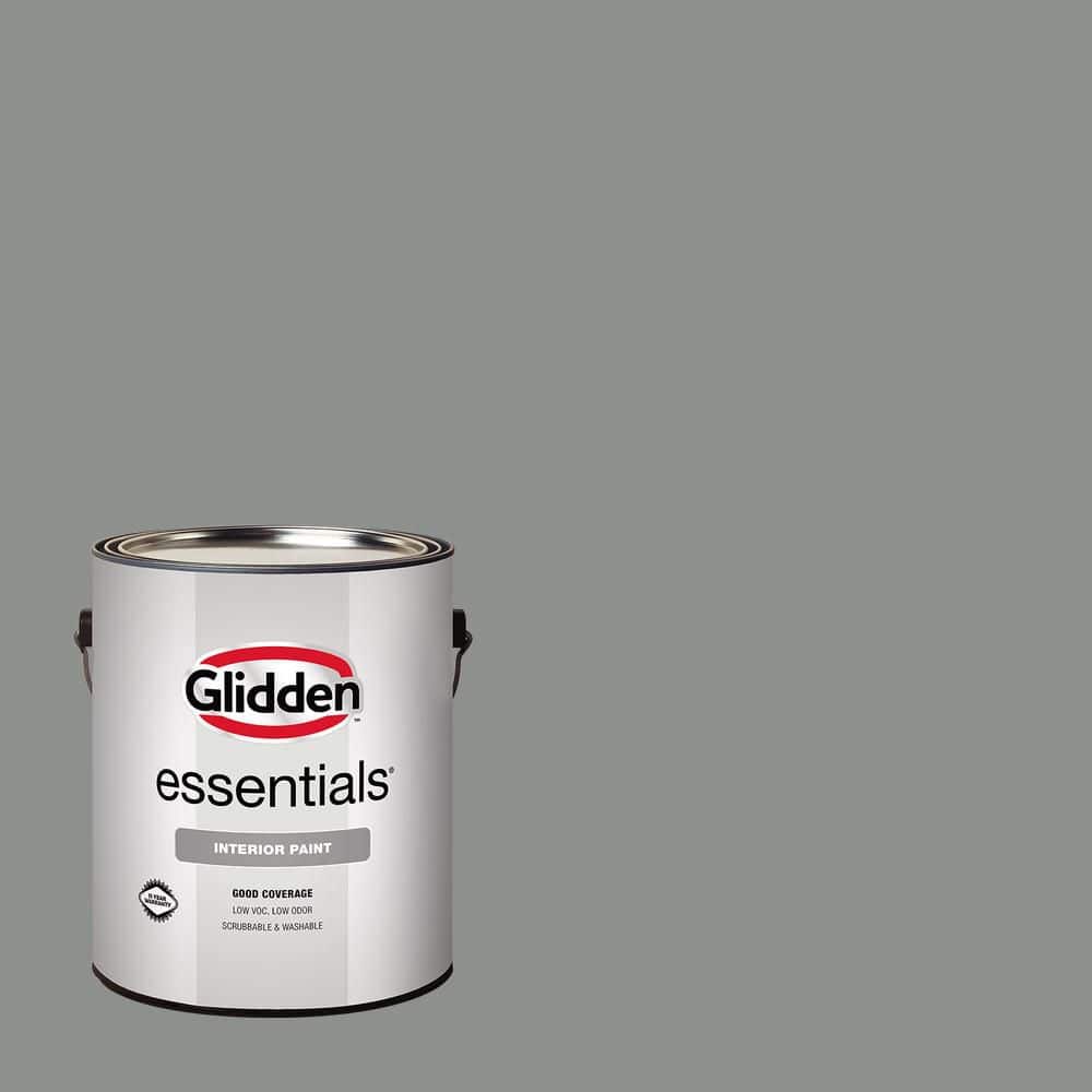 Glidden Essentials 1 gal. PPG1009-5 Phoenix Fossil Semi-Gloss Interior ...