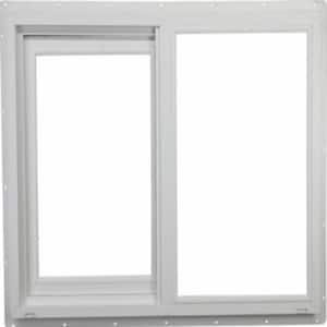 Ply Gem 47.5 in. x 47.5 in. Select Series White Vinyl Left-Hand Sliding ...