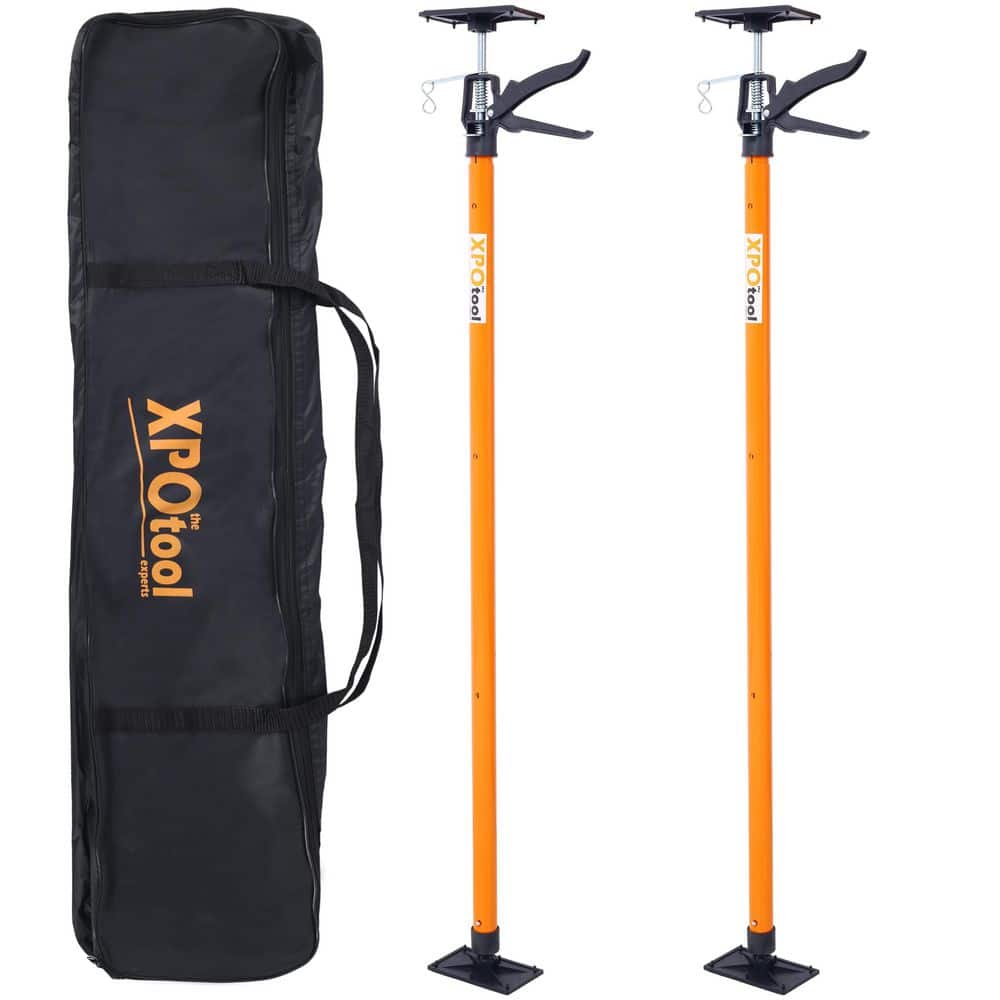 Tatayosi 2-Pack Orange Steel Adjustable Support Pole Jack Post Hand ...