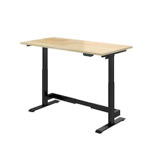 60 in. W x 30 in. D Heavy Duty Workbench with Rubber Wood Tabletop ...
