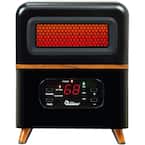 Ecotronic 1500-Watt 3-Element Tower Infrared Electric Portable Heater ...
