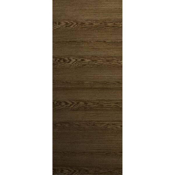 Sartodoors 32 in. x 84 in. Marble Oak Solid Wood Slab With Hardware ...