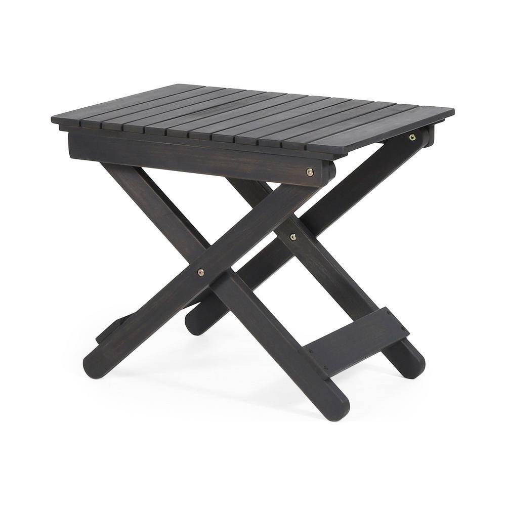 Angel Sar 22.75 in. W x 15 in. D x 18.25 in. H Wooden Outdoor Folding ...