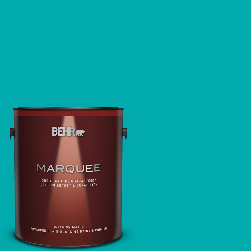 BEHR MARQUEE 1 gal. #P460-5 Fiji Matte Interior Paint & Primer 145401 ...