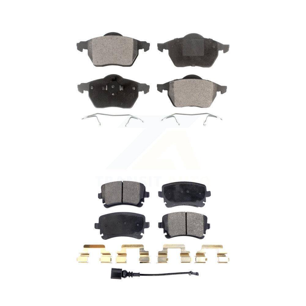 TEC Front Rear Ceramic Brake Pads Kit For 2003-2004 Audi RS6 With 312mm ...