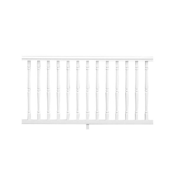 6 ft. x 39 in. Williamsburg Pre-Built Handrail without Brackets ...