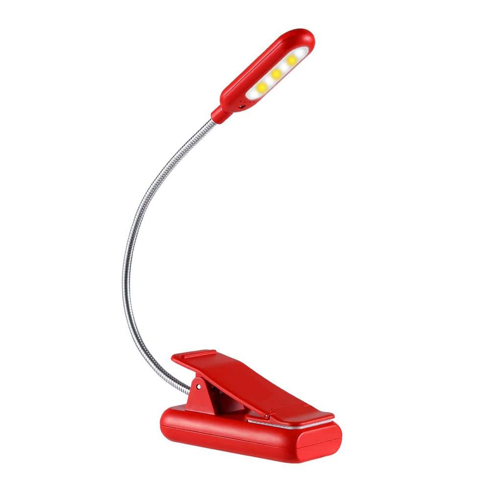 Lukyamzn Classic Clip-On 3.7-Volt 50 Lumen Integrated LED Reading Clamp ...