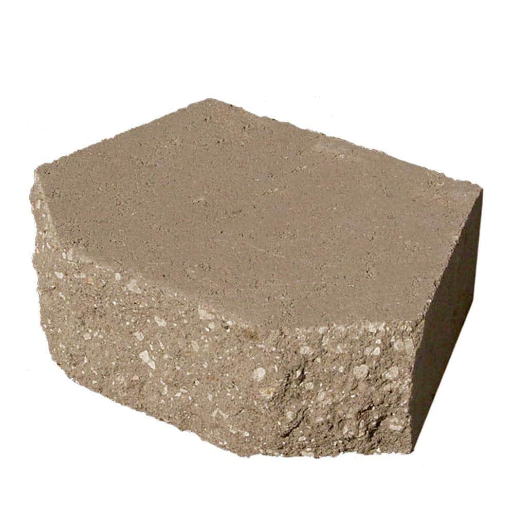 12 in. Tan Retaining Wall Block 100002868 - The Home Depot