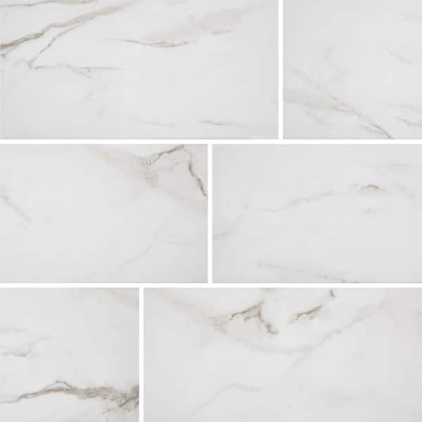 Buy Michelangelo White 9 in. x 18 in. Glossy Ceramic Wall Tile (21.8 sq ...