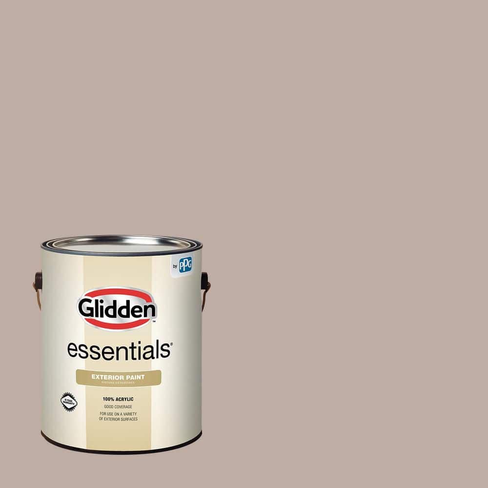 Glidden Essentials 1 gal. PPG1075-4 Thumper Semi-Gloss Exterior Paint ...