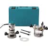 Makita 2-1/4 HP Router Kit with Plunge Base RF1101KIT2 - The Home Depot