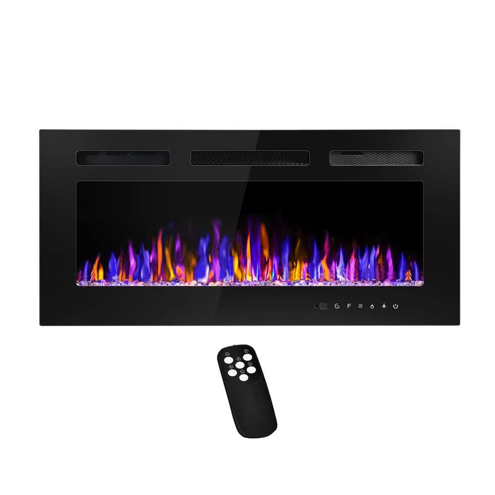 N/A. 36 in. 750/1500W Infrared Ultra-Thin Electric Wall Mounted Heater ...