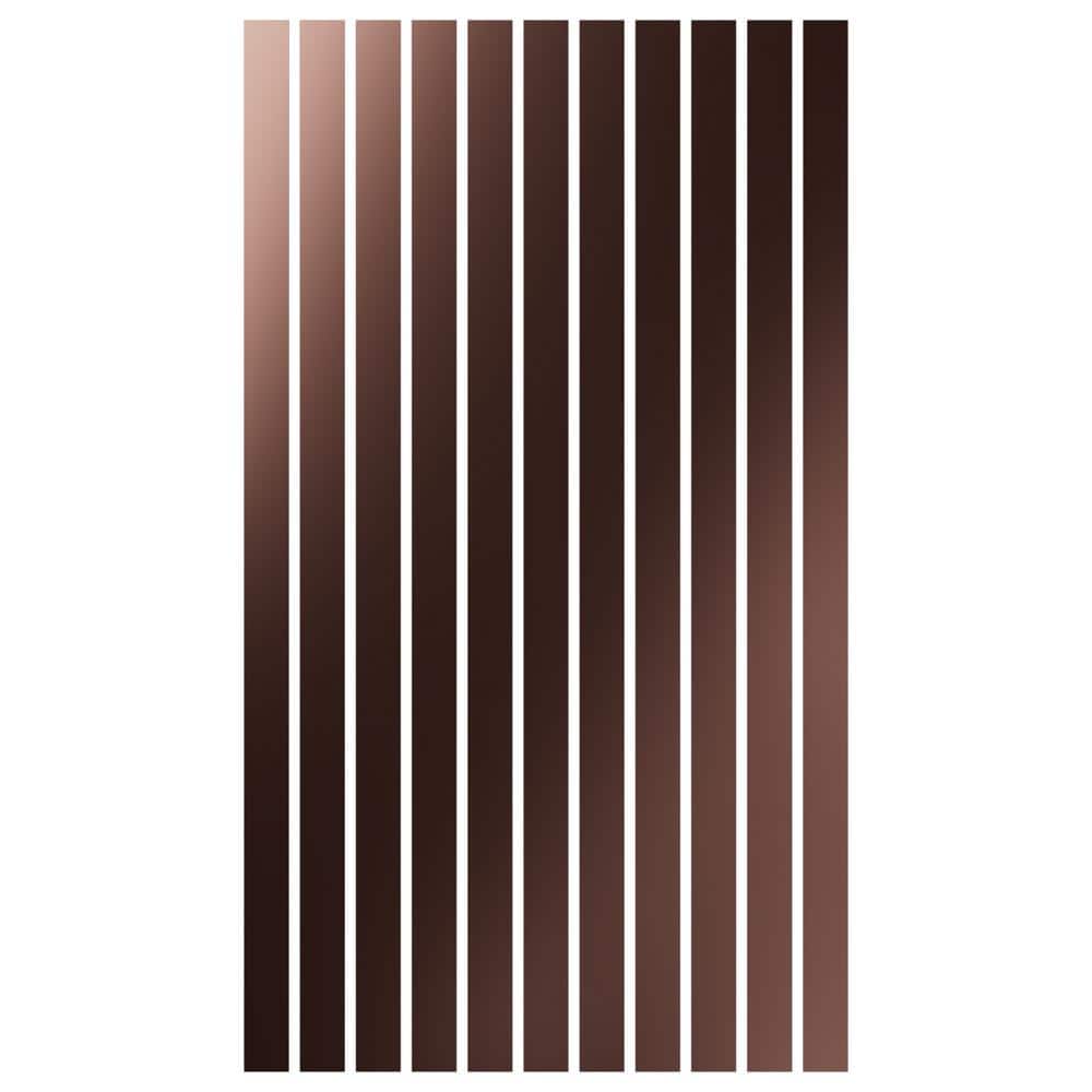Ekena Millwork Adjustable Slat Wall 1/8 in. T x 4 ft. W x 8 ft. L Rose ...