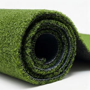 Ottomanson Evergreen Pro 3 x 5 Indoor/Outdoor Turf Green Artificial ...