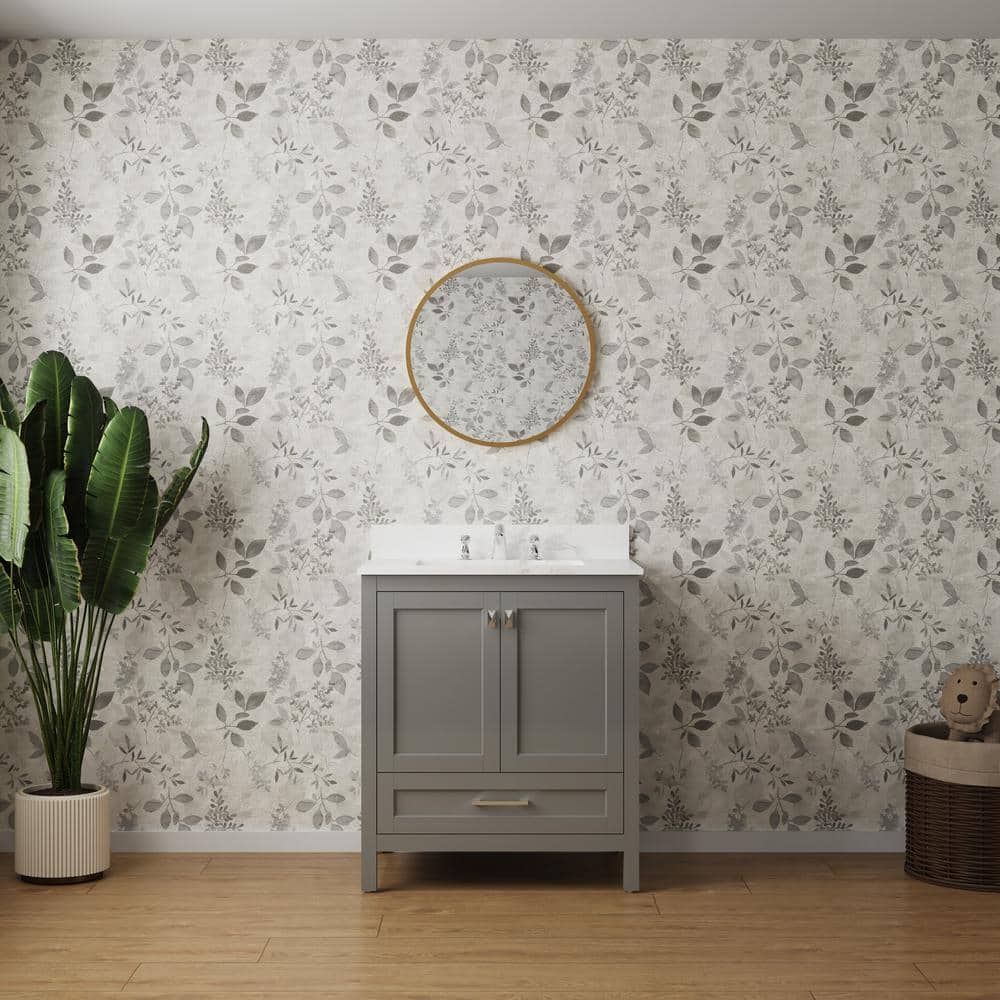 Xspracer Moray 30 in. W x 19 in. D x 36 in. H Freestanding Single Sink ...