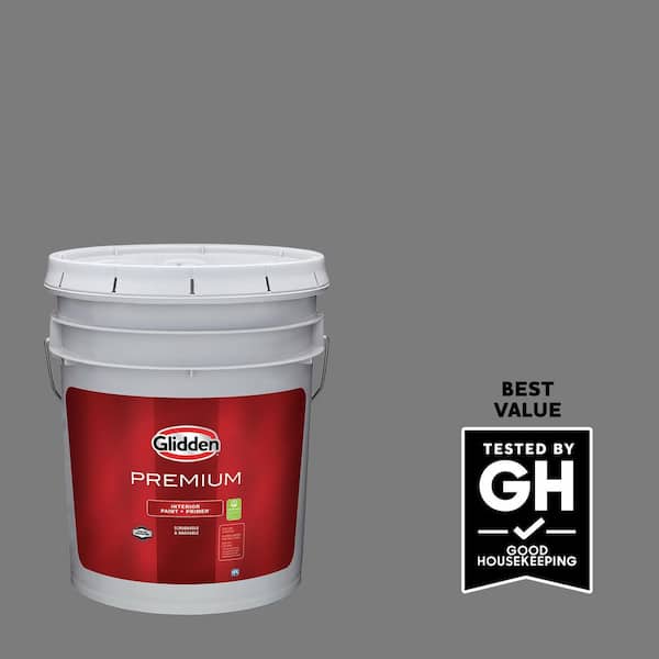 Glidden Premium 5-gal. PPG0997-6 Industrial Revolution Flat Interior ...