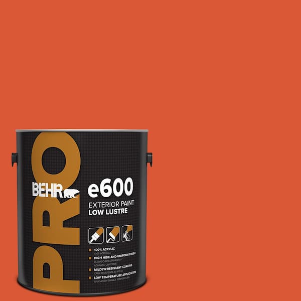 BEHR PRO 1 gal. #P190-7 Inferno Low Luster Exterior Paint PR62301 - The ...