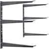Delta 16 in. x 21 in. Heavy Duty Wall Rack Adjustable 3 Tier Lumber ...