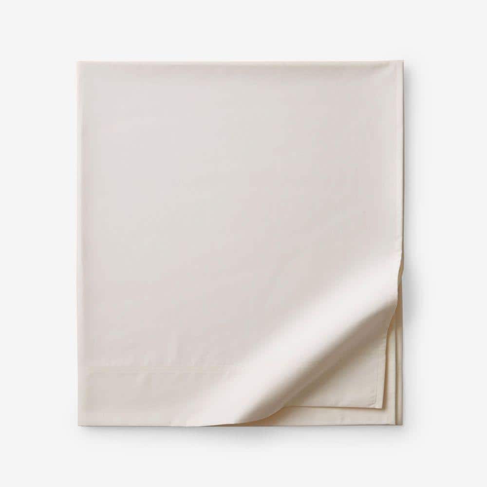 The Company Store Company Cotton Garment Wash Buff Cotton Percale Queen ...