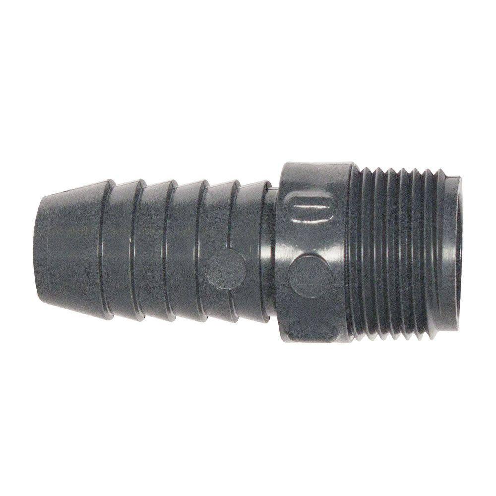 Orbit 3/4 in. PVC MNPT x Barb Adapter 37002 - The Home Depot
