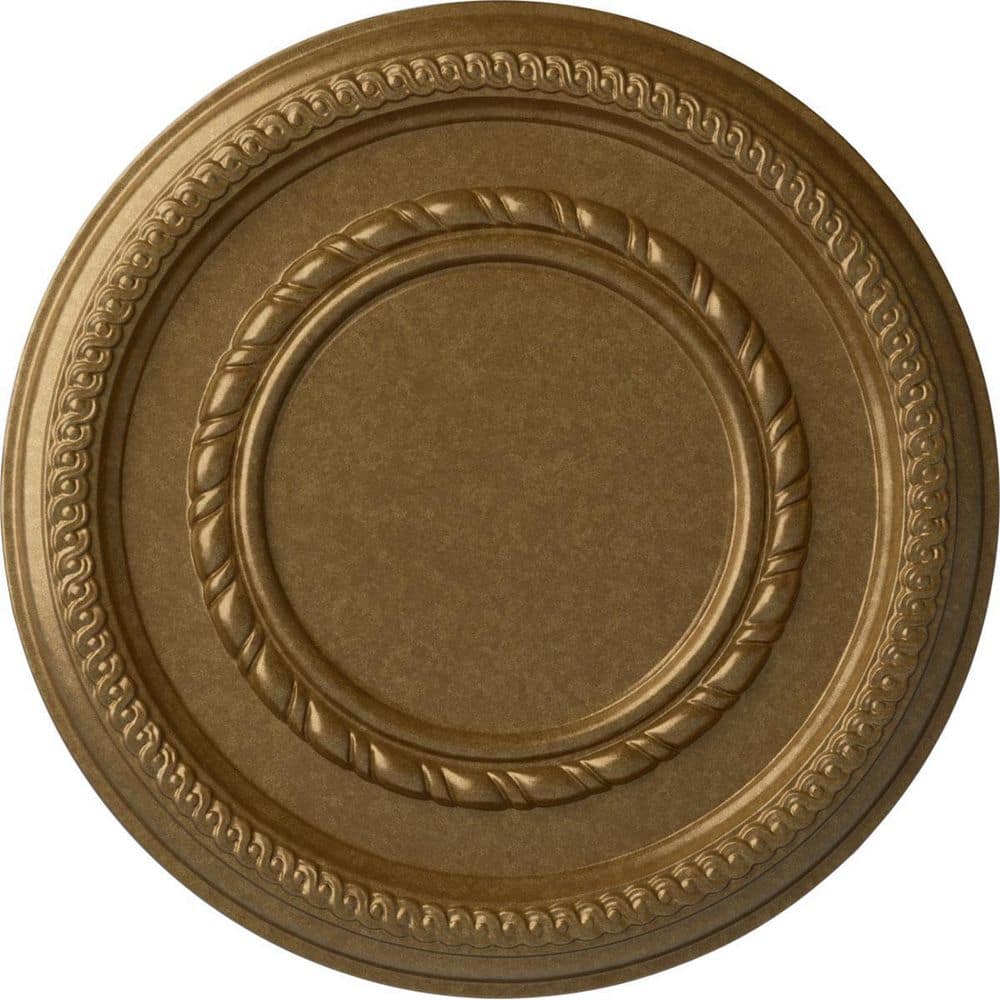 Ekena Millwork 12-5/8 in. x 1-1/8 in. Federal Roped Small Urethane ...