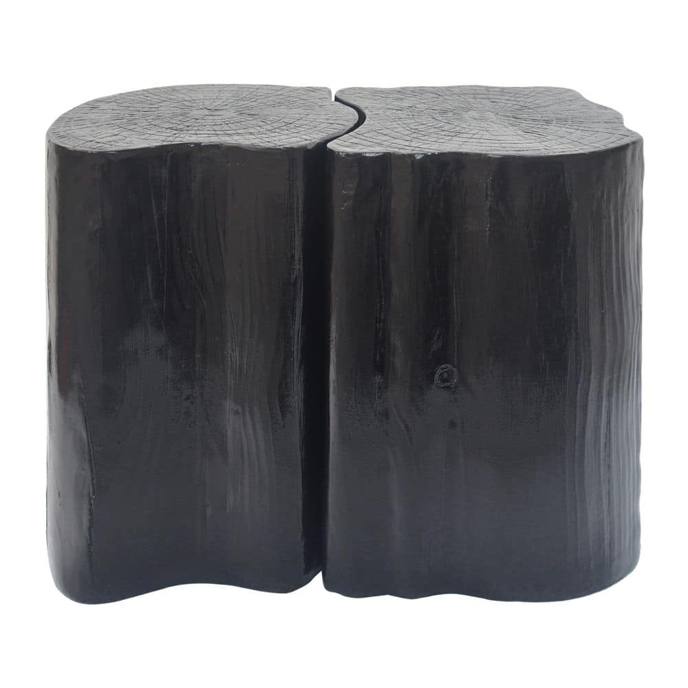 Black 2-in-1 Irregular Split Design MGO Indoor Outdoor Dining Table ...