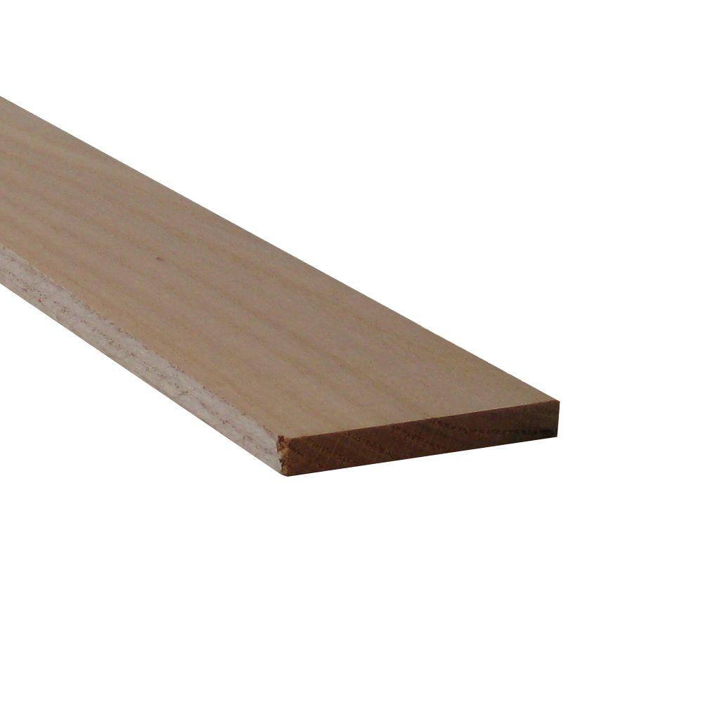 1 in. x 8 in. x 6 ft. Oak Board 08389 - The Home Depot