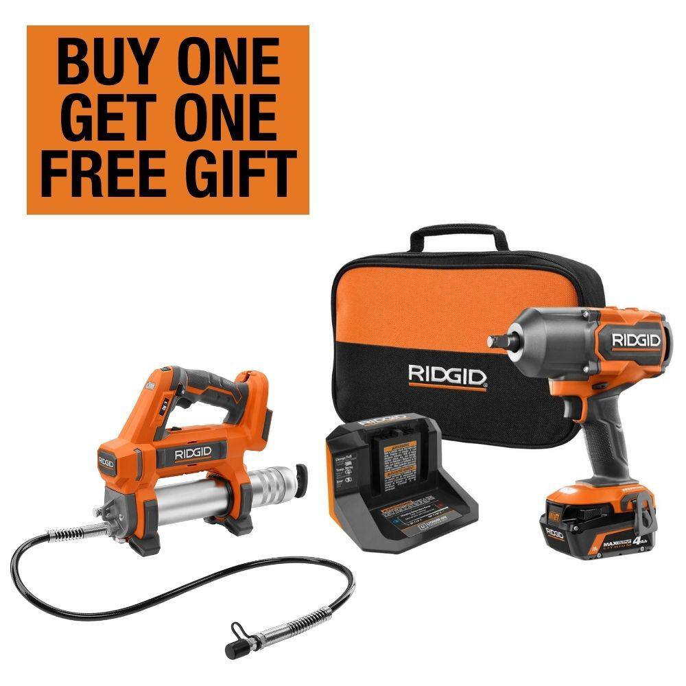 Reviews for RIDGID 18V Brushless Cordless 2-Tool Combo Kit with High ...