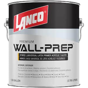 Lanco Wall-Prep 1 gal. Acrylic Latex Ultra White Interior/Exterior ...