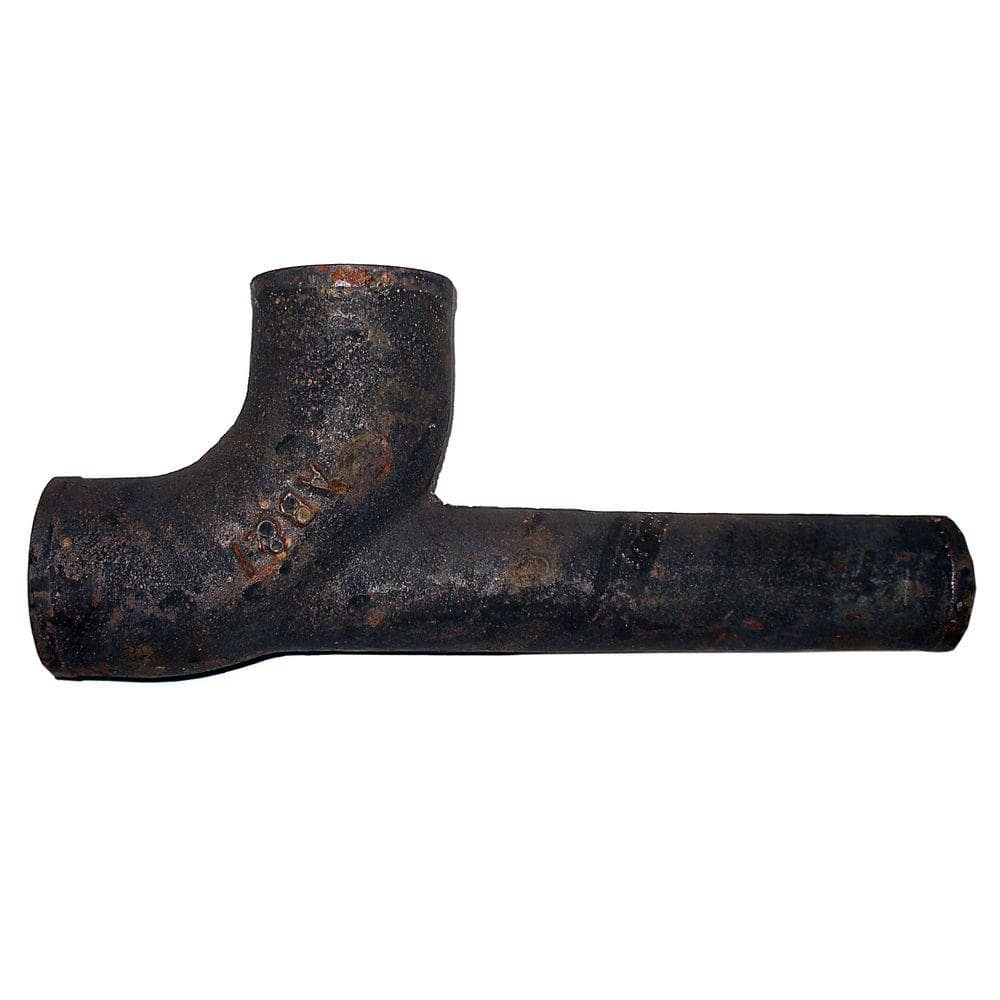 AB and I Foundry 3 in. x 2 in. Cast Iron 1/4 Bend Ext L/Heel Inlet ...